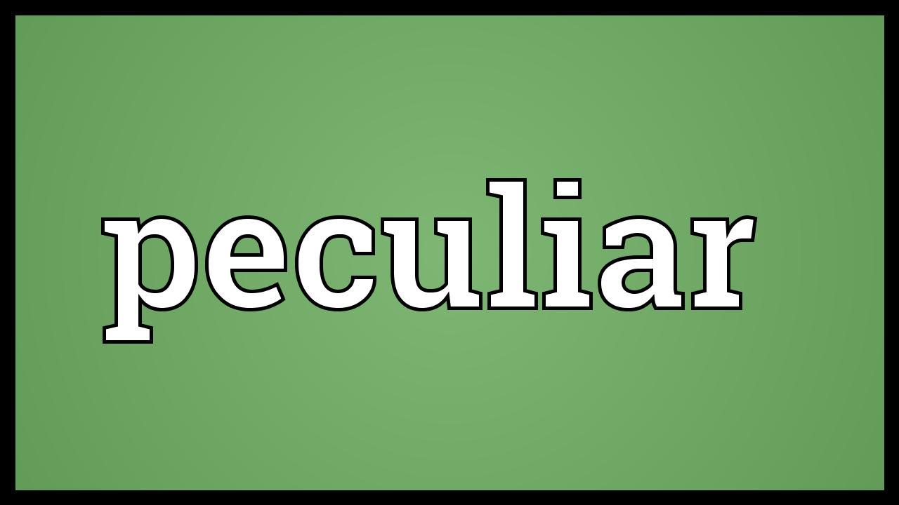 Peculiar People