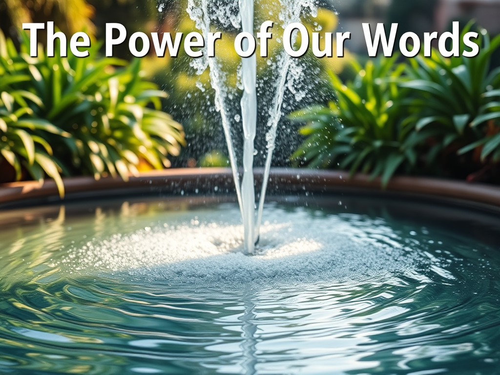 The Power of Our Words: A Simple Reflection